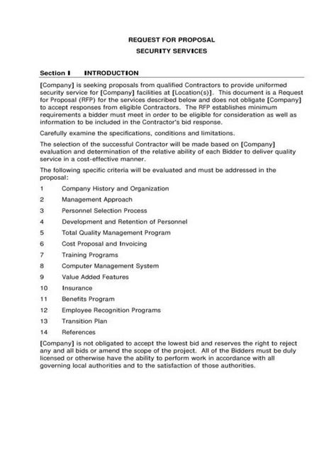 Cctv Proposal Template - BestTemplatess - BestTemplatess