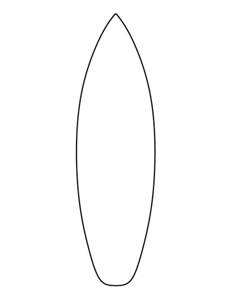 Free Printable Surfboard Templates - BestTemplatess - BestTemplatess