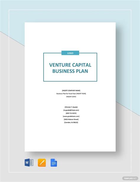 Venture Capital Business Plan Template - BestTemplatess - BestTemplatess