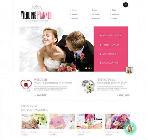 Wedding Planner Website Templates - BestTemplatess - BestTemplatess