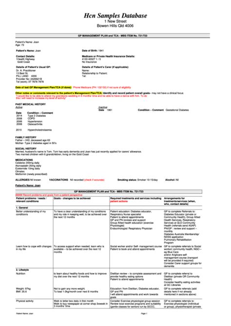 Gp Management Plan Template - BestTemplatess - BestTemplatess