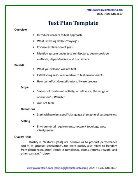 Dr Test Plan Template - BestTemplatess - BestTemplatess