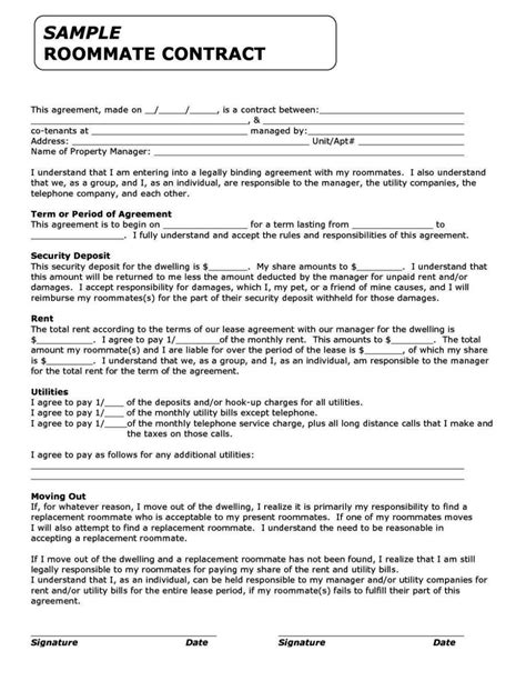 Funny Contracts Template - BestTemplatess - BestTemplatess