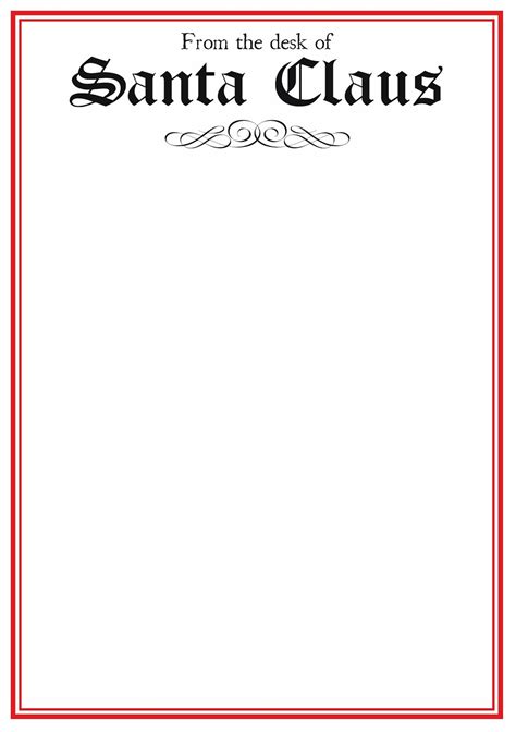 Microsoft Word Santa Letter Template - BestTemplatess - BestTemplatess