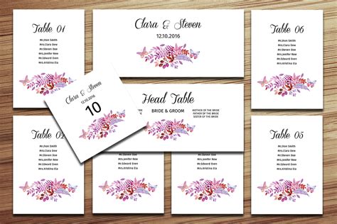 Free Seating Chart Template For Wedding Reception - BestTemplatess ...