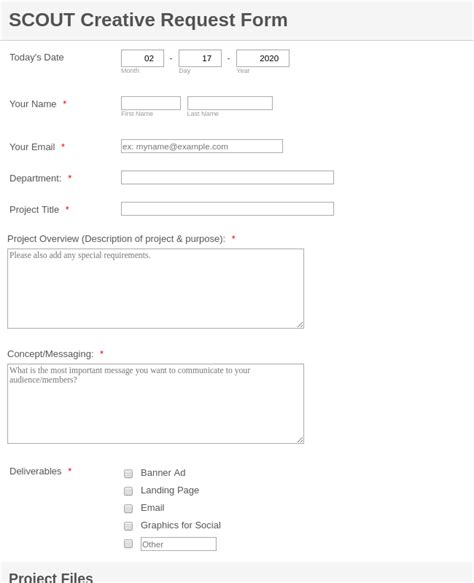 Creative Request Form Template - BestTemplatess - BestTemplatess