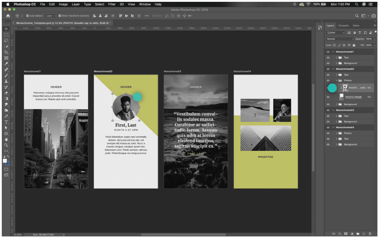 Adobe Photoshop Templates - BestTemplatess - BestTemplatess