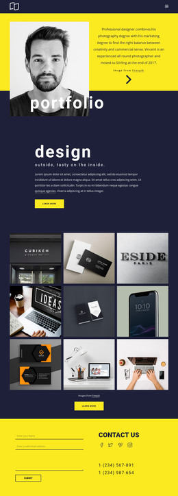 Free Html Portfolio Templates - BestTemplatess - BestTemplatess