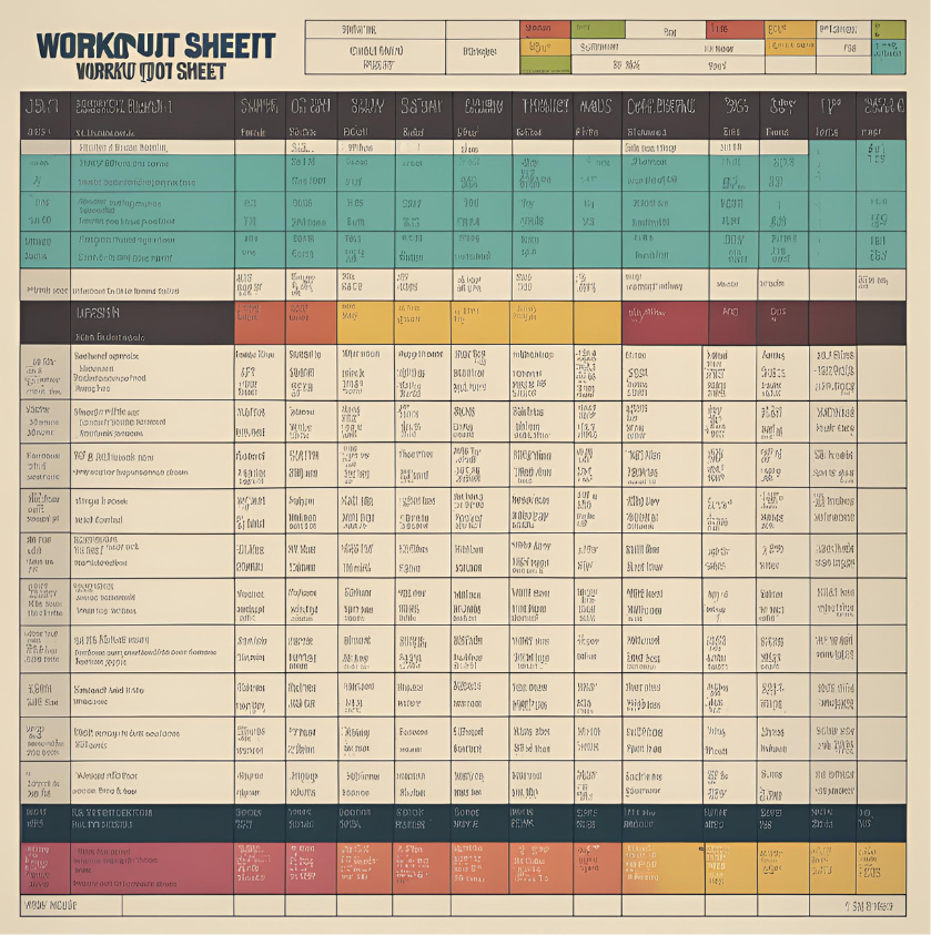 Free Downloadable Workout Sheet Templates for Beginners ...