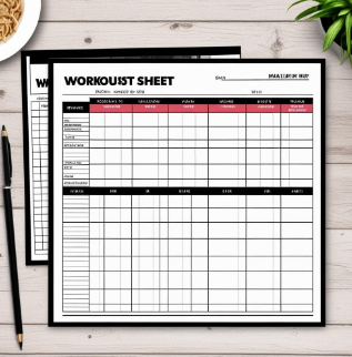 Printable Workout Sheet Templates for Tracking Cardio Progress ...